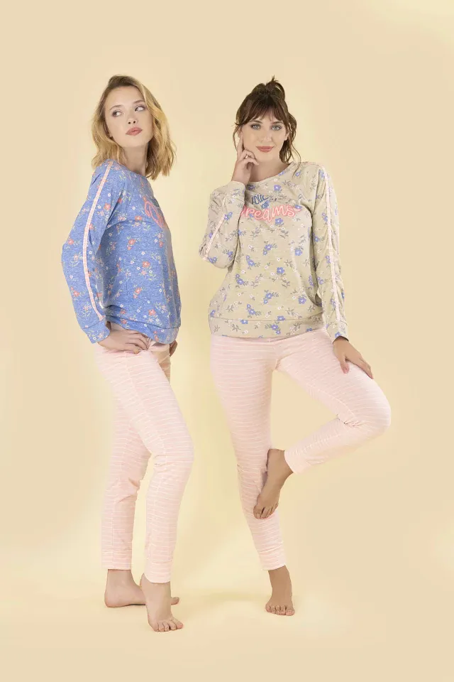 11618 SO PINK - PIJAMA SO DREAMER. TALLES: S AL XL. COLORES: ARENA ...