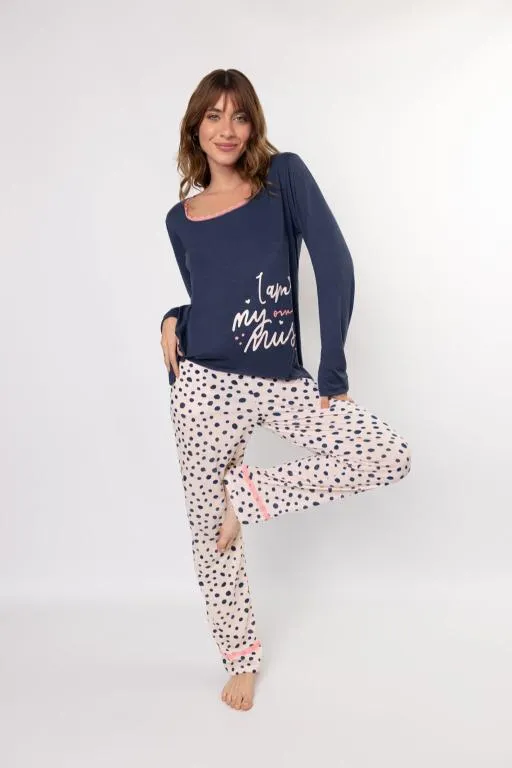 11703 SO PINK - PIJAMA SO INSPIRED. TALLES: S AL XL. COLORES: AZUL ...
